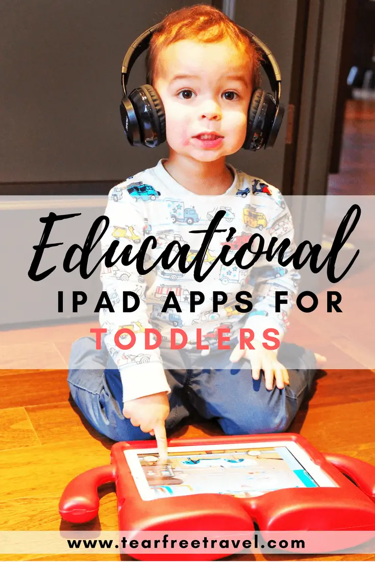 Educational iPad Apps for Toddlers - Tear Free Travel